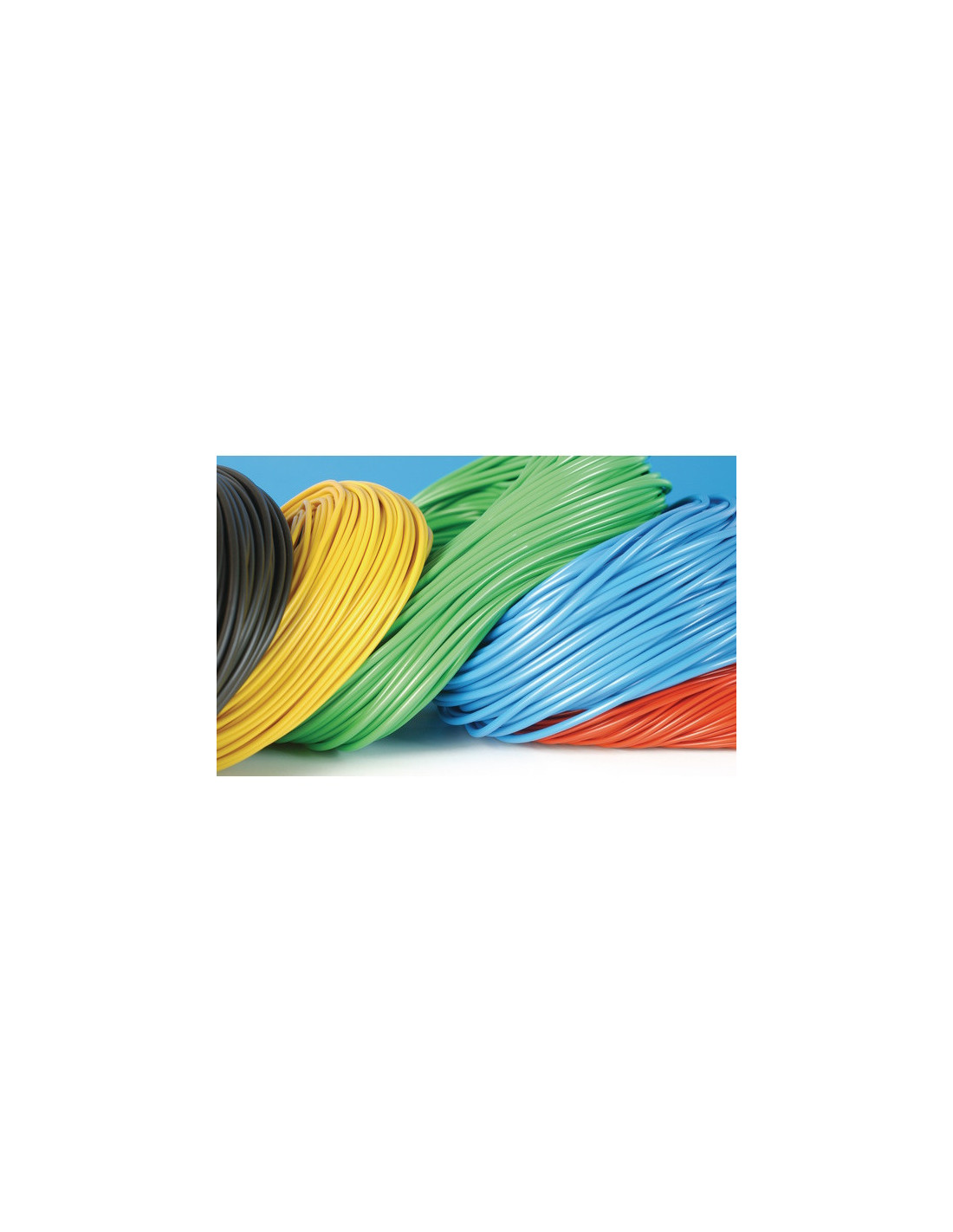 0.5mm ID PVC SLEEVING ORANGE 0.4mm WALL THICKNESS (x100m)