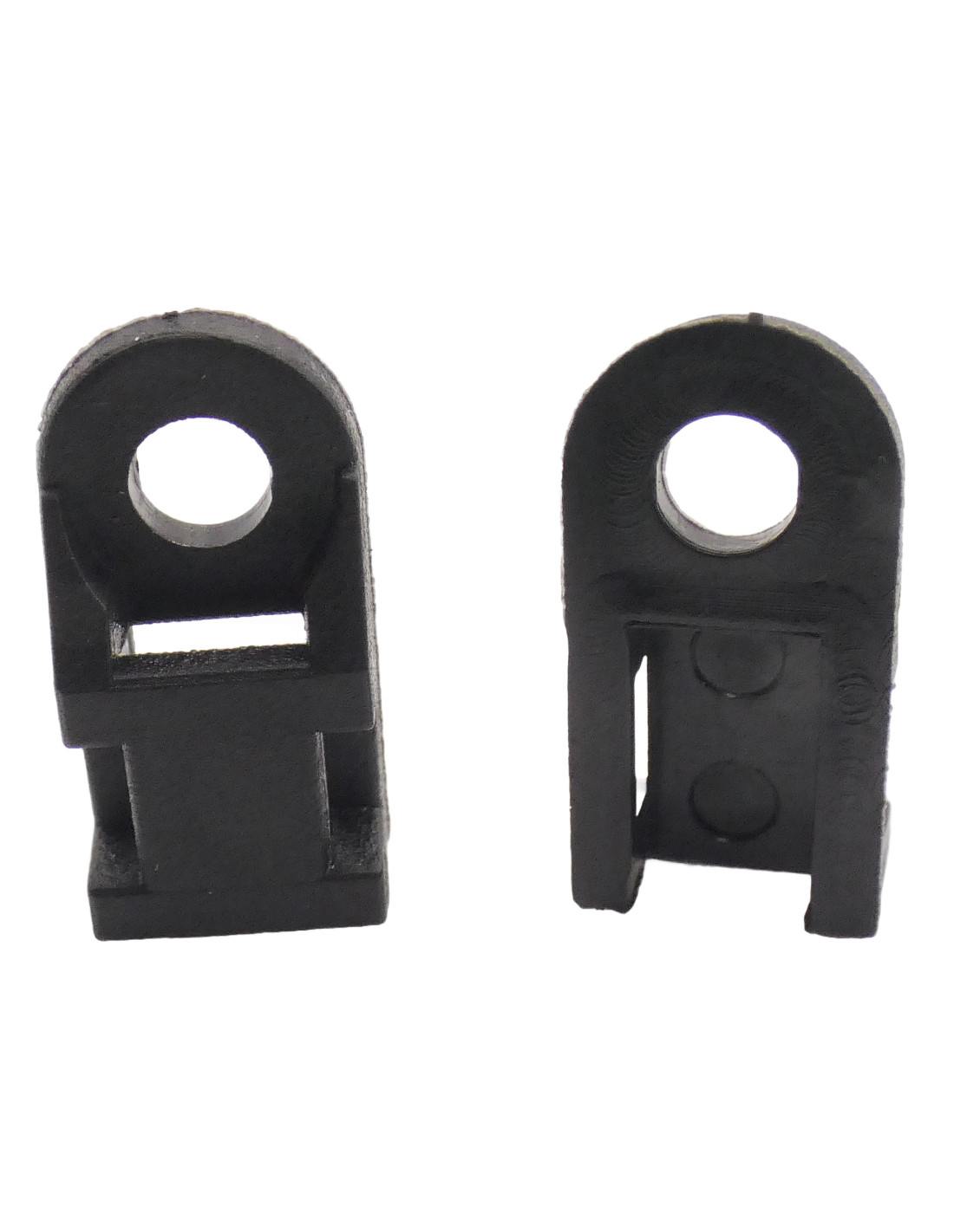 MOUNTING EYELET FOR CABLE TIES, SCREW FIX, Max 4.8mm Tie Width BLACK (x100)